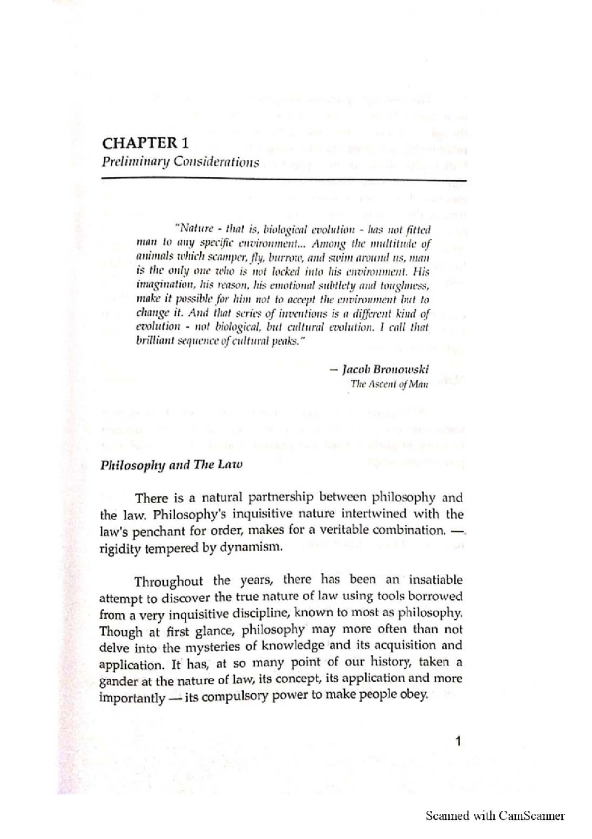 PHIL 101: Chapter 1 - Preliminary Considerations in Philosophy of Law ...