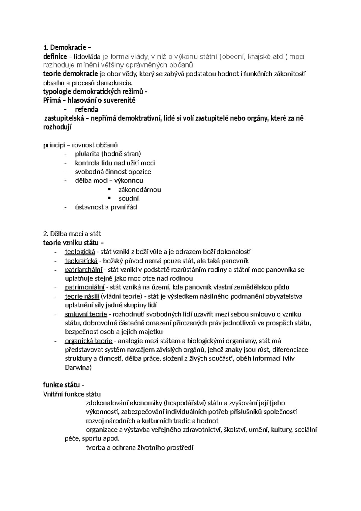 Vypracované okruhy z politologie (POLS 101) - Studocu