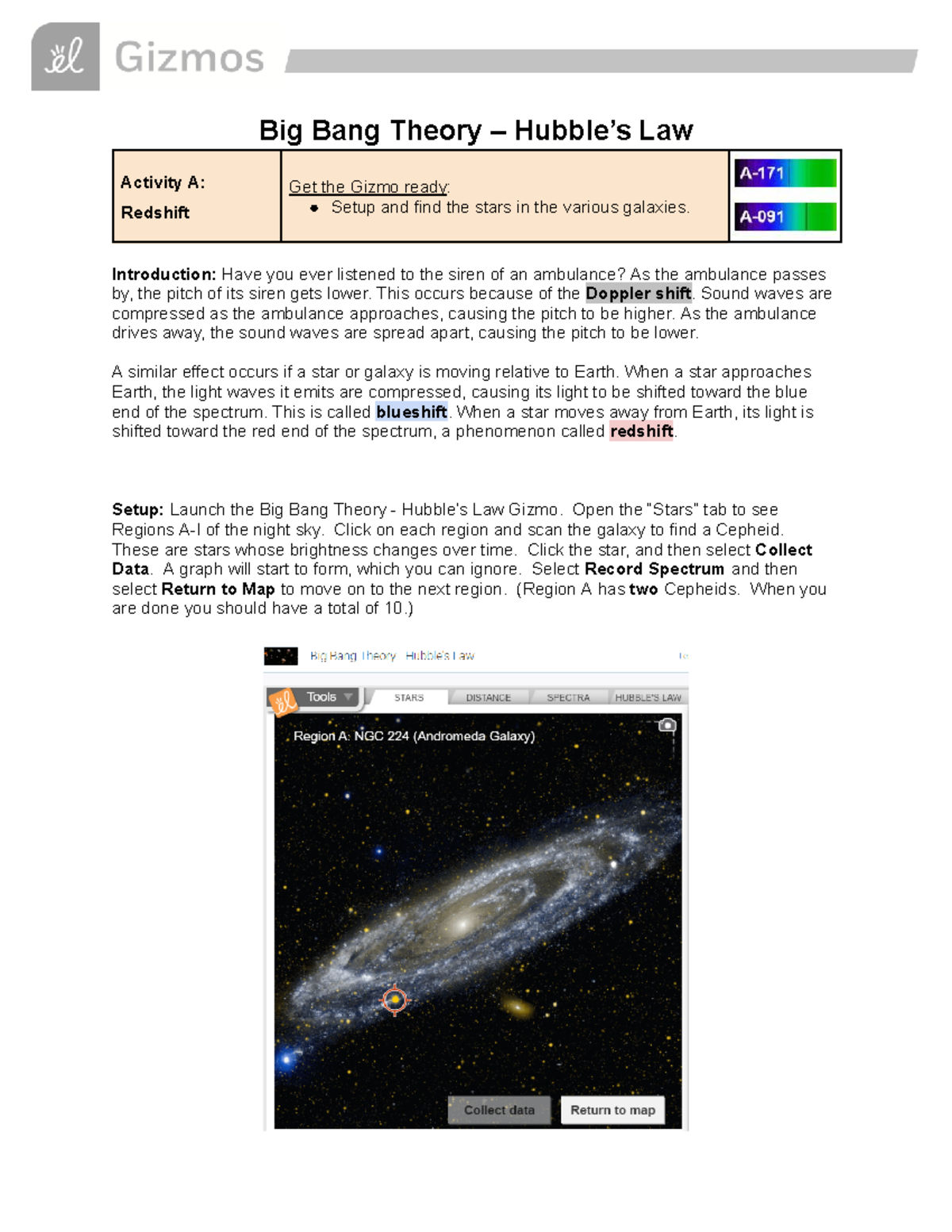 Big Bang Theory & Hubble's Law - Understanding Redshift Phenomena - Studocu