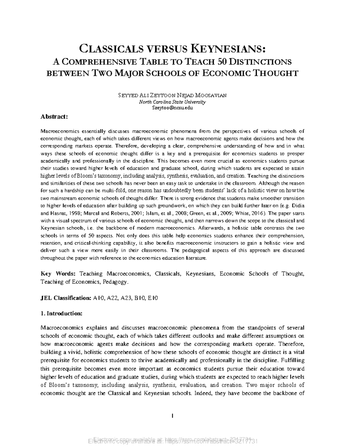 Classical vs Keynesian Economics: Key Distinctions & Teaching Insights ...