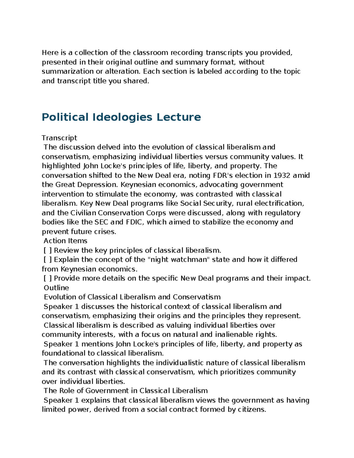 Modern Liberalism vs. Conservatism: Economic Perspectives & Trends (POL ...