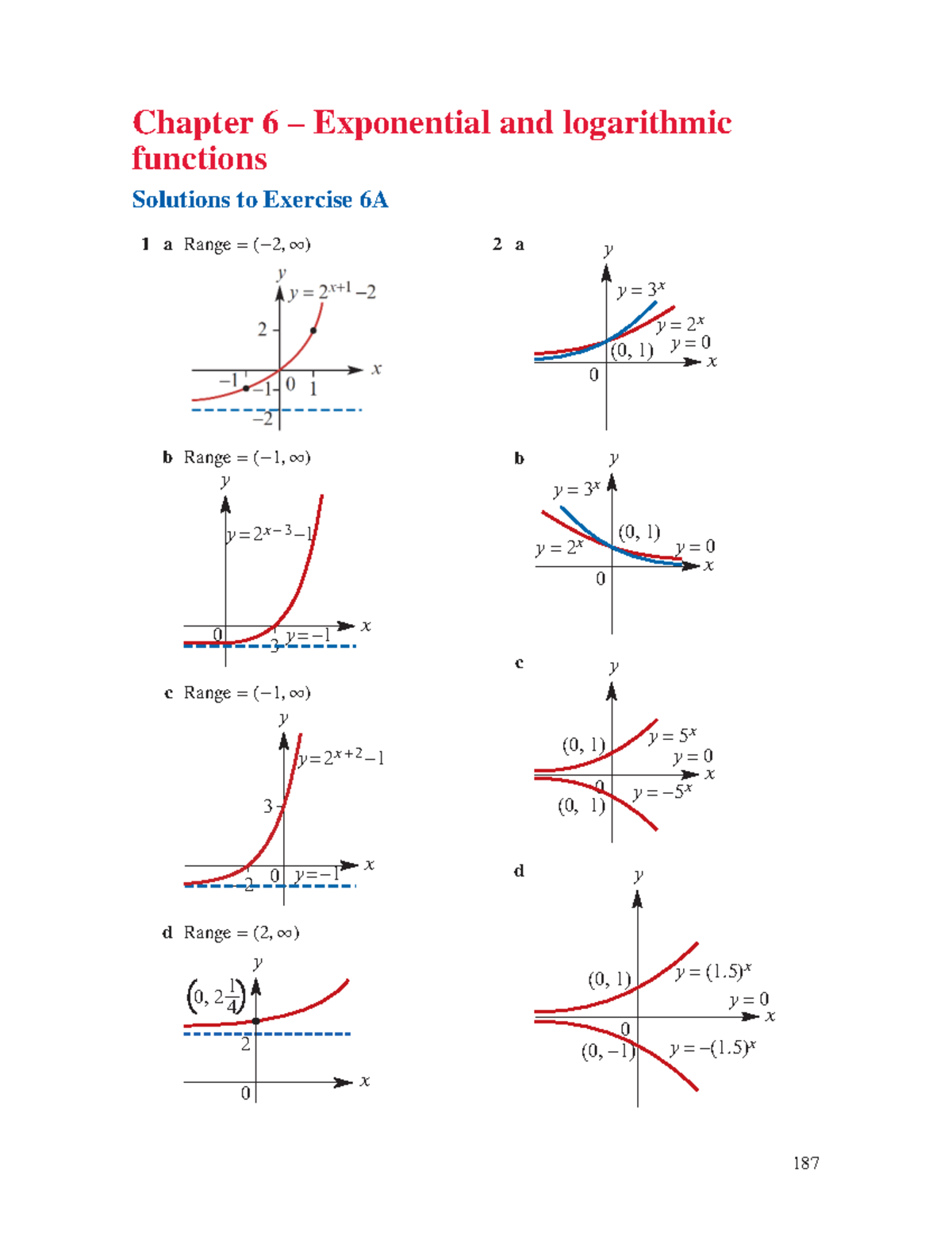 Chapter 6 Solutions: Exponential & Logarithmic Functions Exercises ...