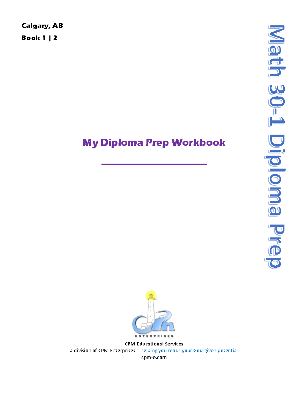 30-1 Math Diploma Prep Workbook: Transformations & Functions - Studocu