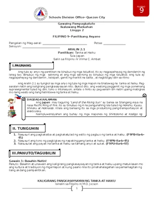 Creative Writing Module 1 Lessons 1,2, and 3 - SENIOR HIGH SCHOOL ...