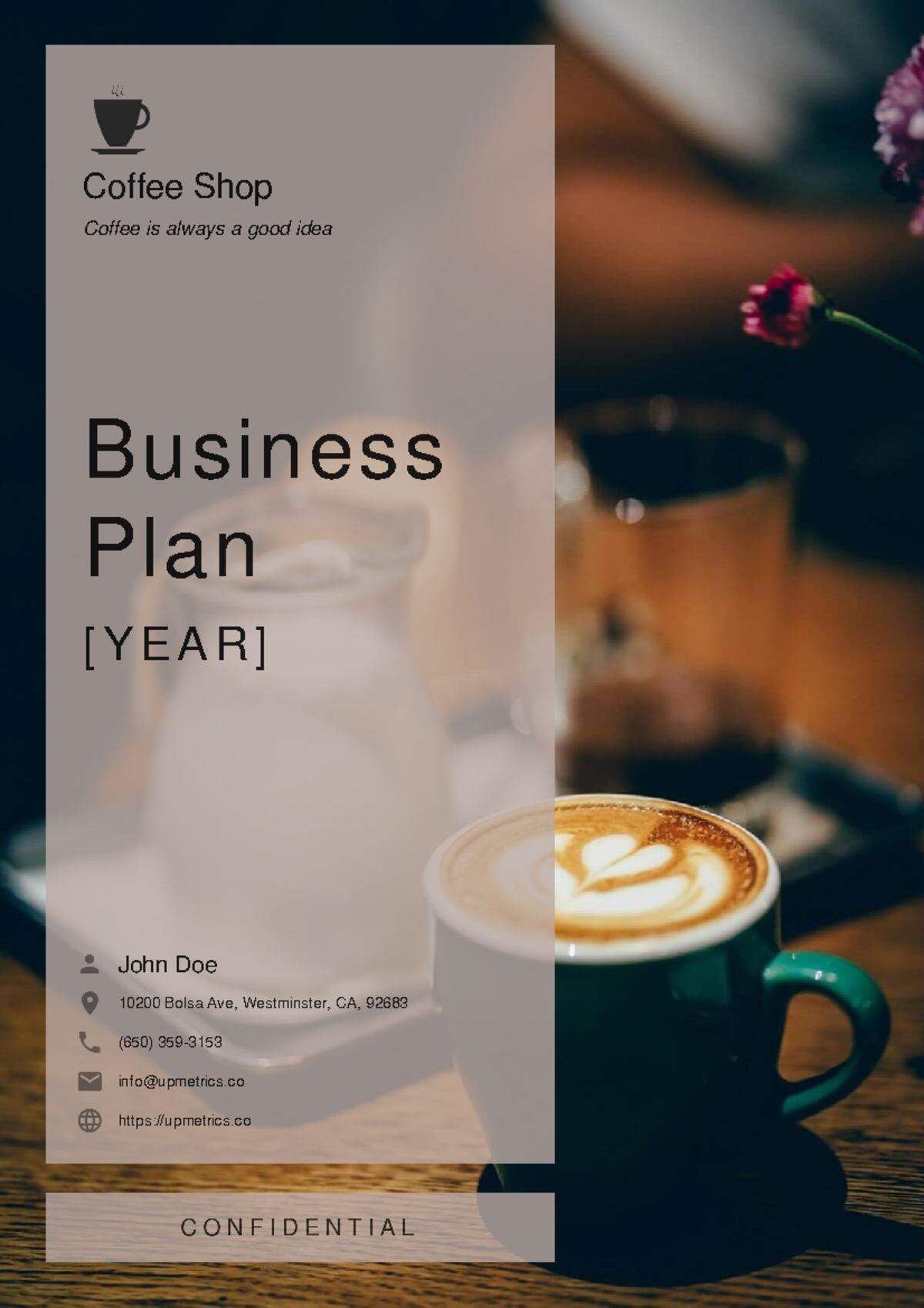 Coffee Shop Business Plan Outline (Course Code: BIZ 101) - Studocu