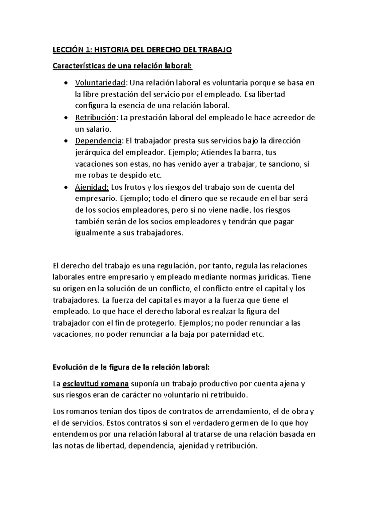 Derecho Laboral - nknkn - LECCIÓN 1: HISTORIA DEL DERECHO DEL TRABAJO ...