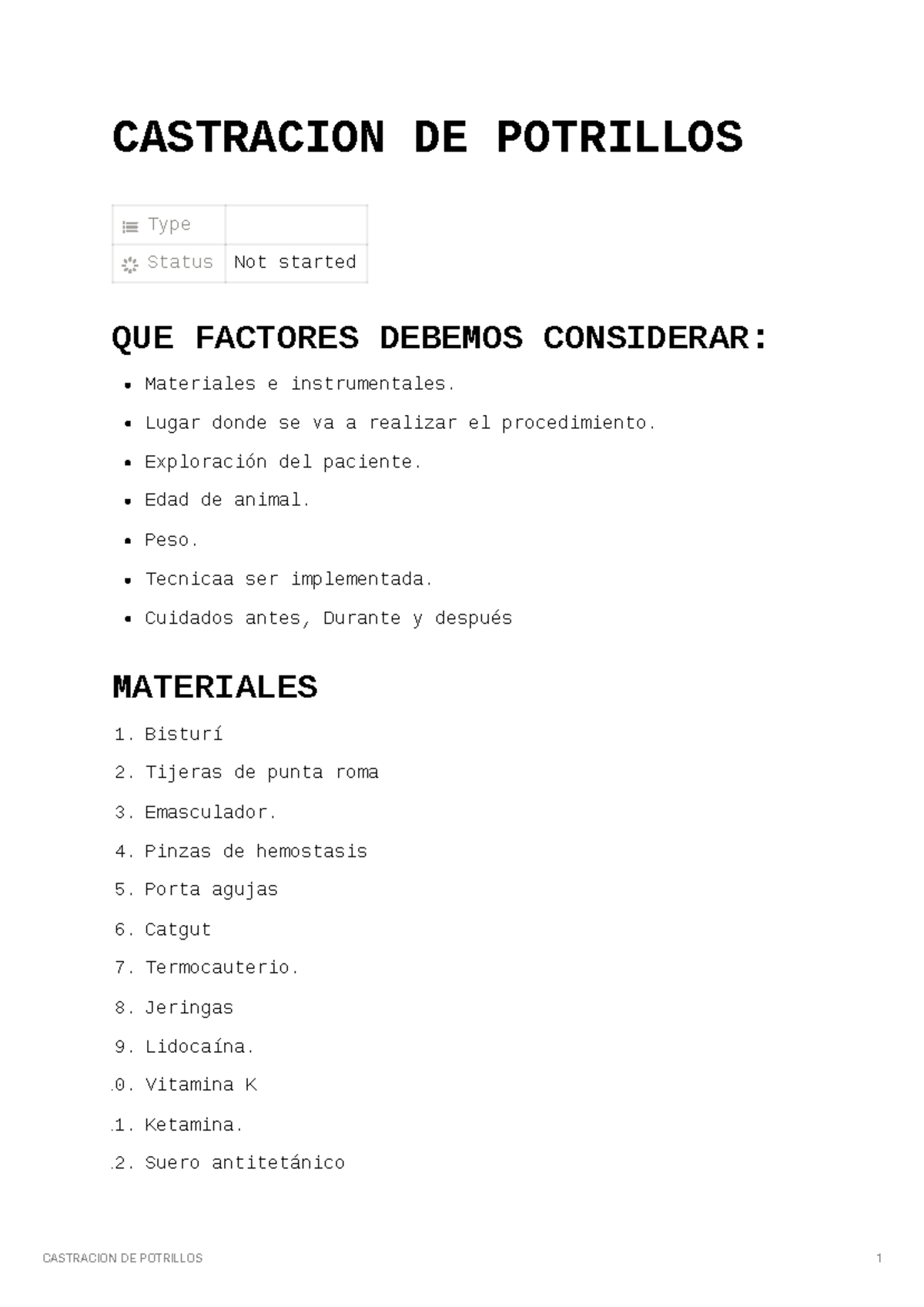 Castración de Potrillos: Consideraciones y Procedimientos Quirúrgicos ...