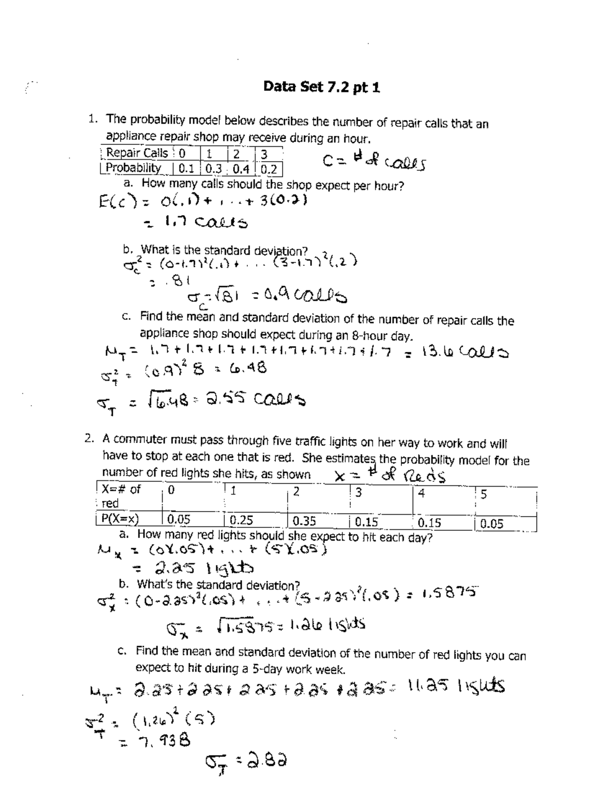 Combining Random Variables: Key Concepts and Calculations - Studocu