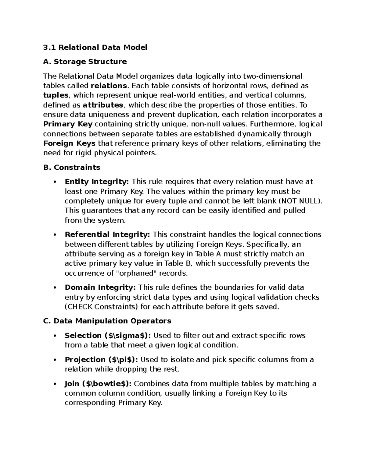 Lab1: Relational and Hierarchical Data Models Overview - Studocu