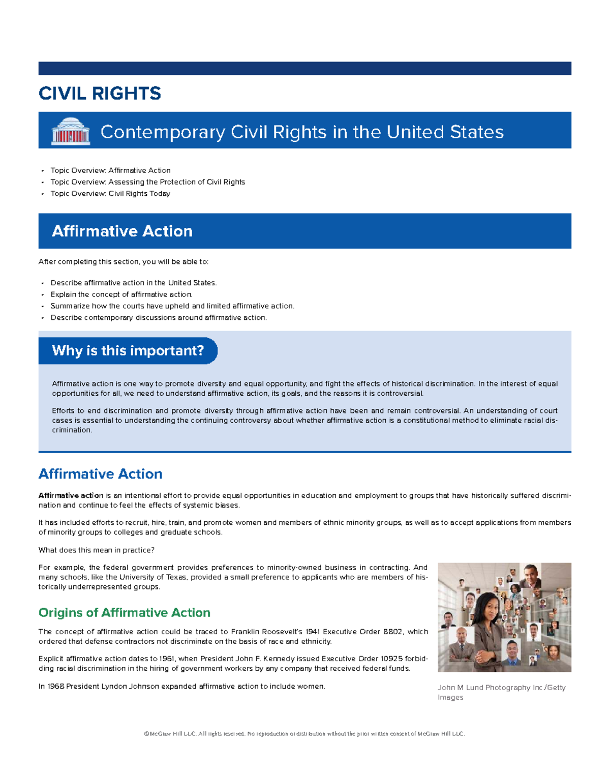 CIVIL RIGHTS: Contemporary Civil Rights in the U.S. - Challenges ...