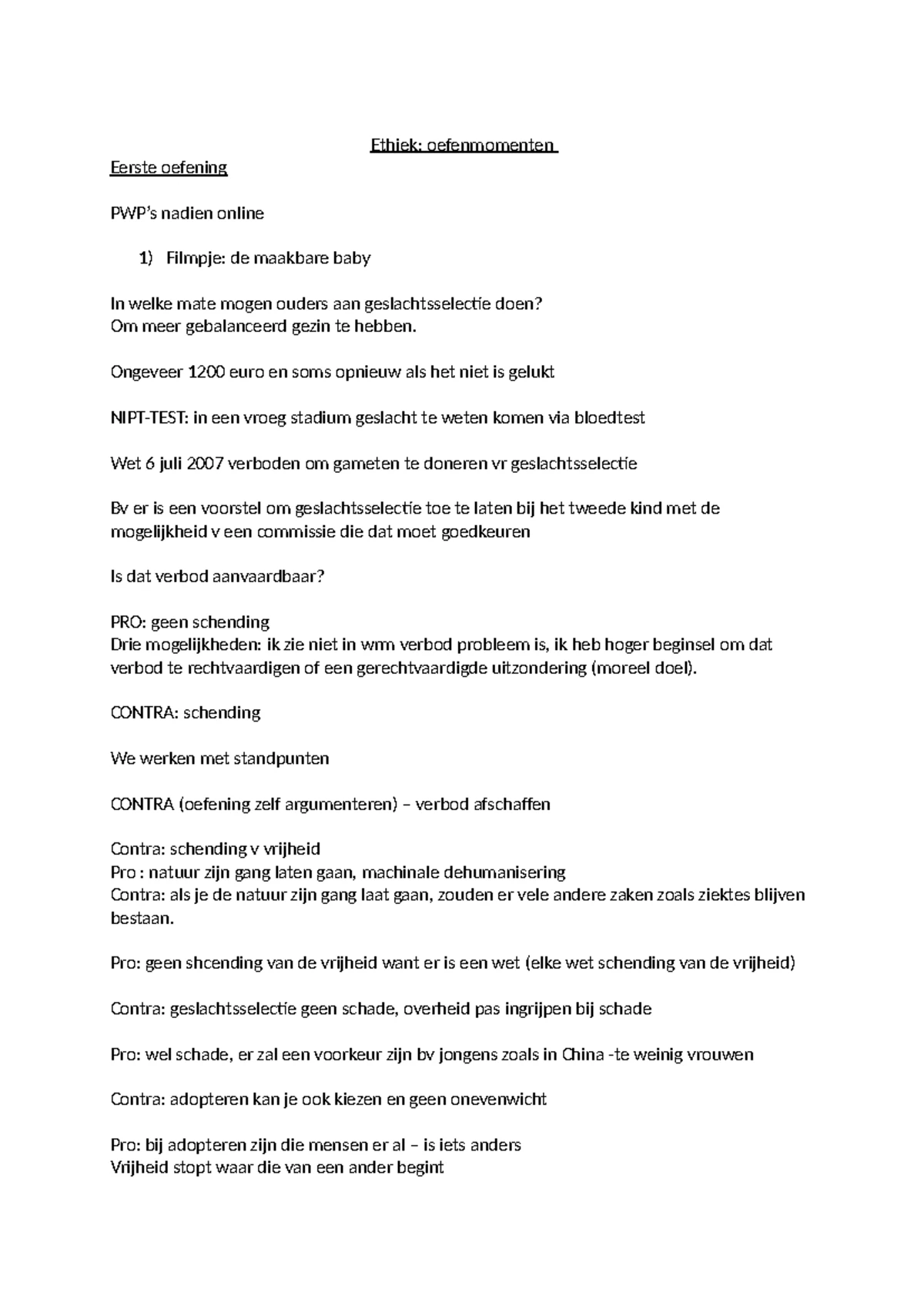 Bouwplan Betoog: Structuur en Voorbeeld voor Effectief Schrijven - Studocu