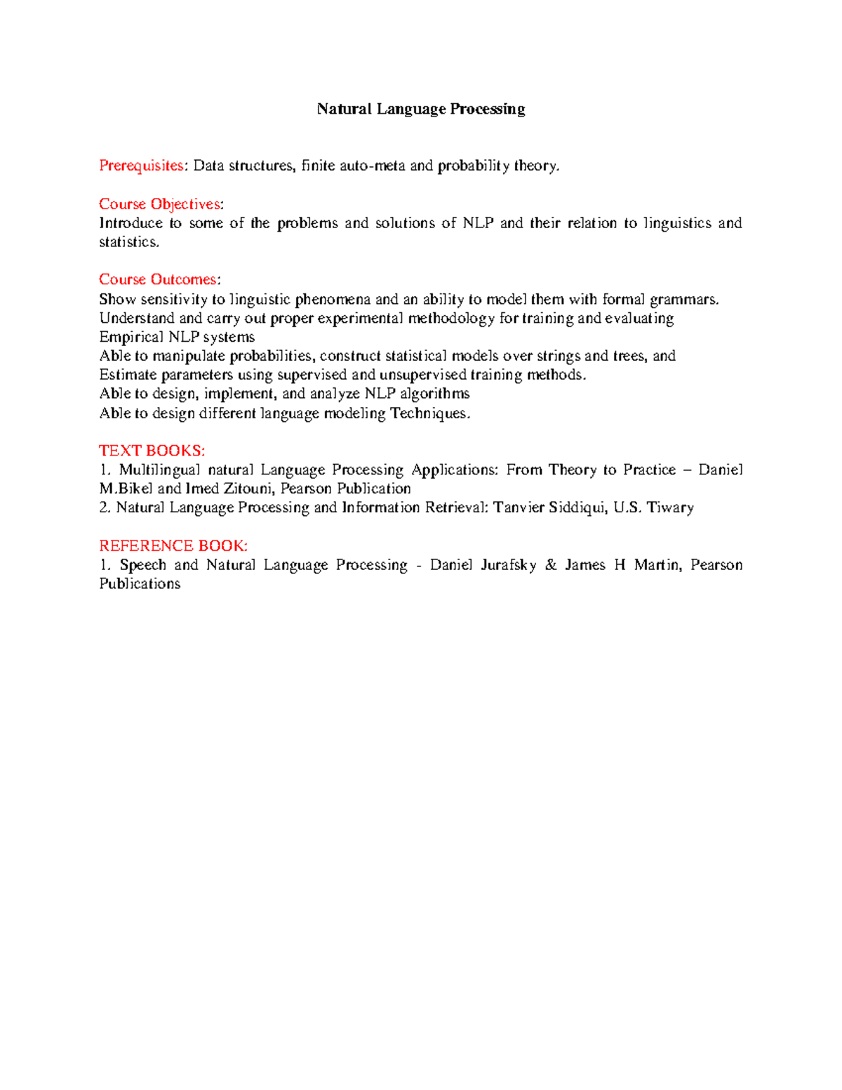 Unit 1 - Natural language processing: Key concepts and challenges - Studocu