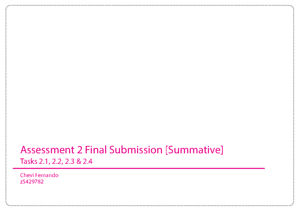 BENV1012 Parametric Design & Digital Fabrication: Final Assessment Submission - Studocu
