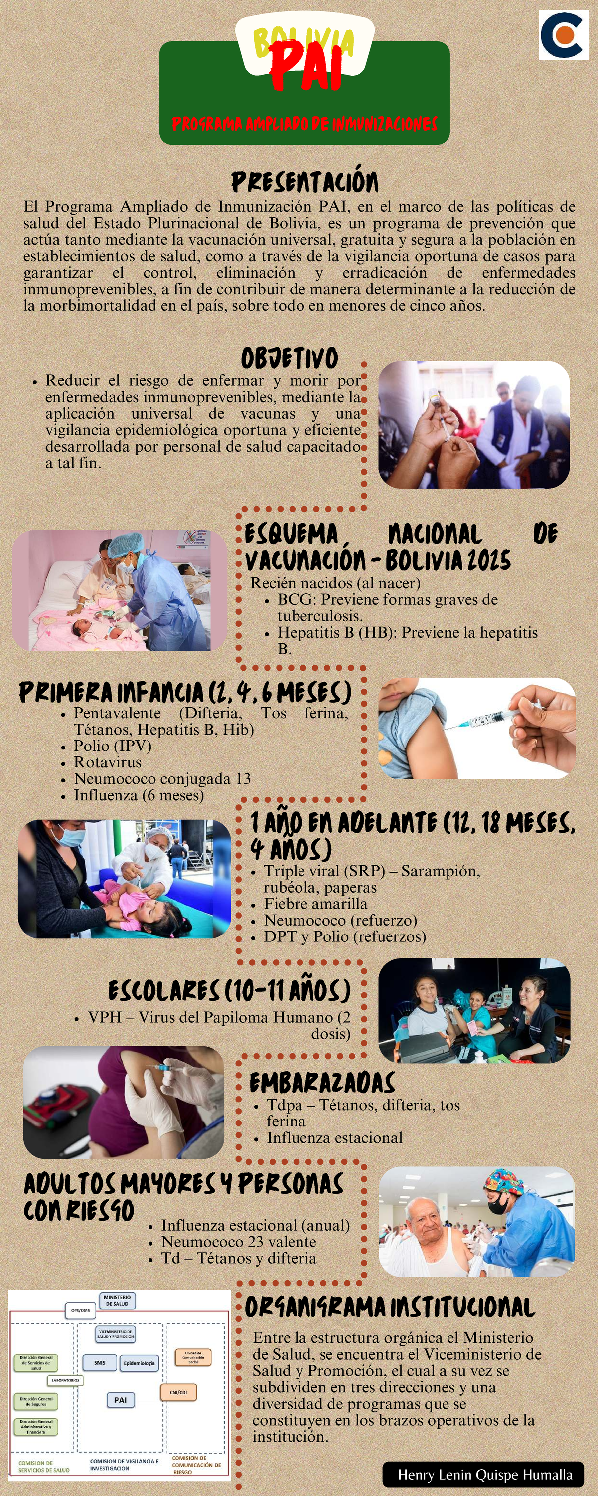 PAI en Bolivia: Vacunación Universal y Estrategias de Salud 2025 - Studocu