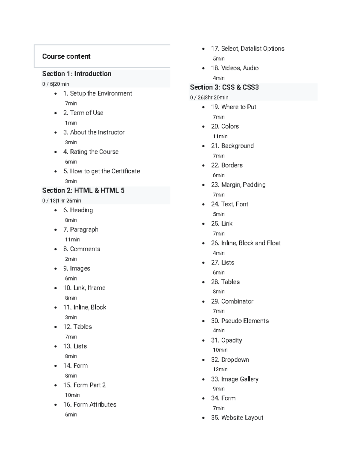Course Content Overview - الجامعة الإسلامية - Studocu