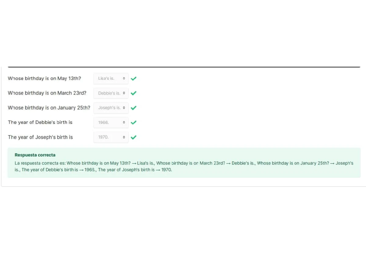 Actividad 40 - Quiz Lesson 10 - Verb Forms & Time Expressions - Studocu