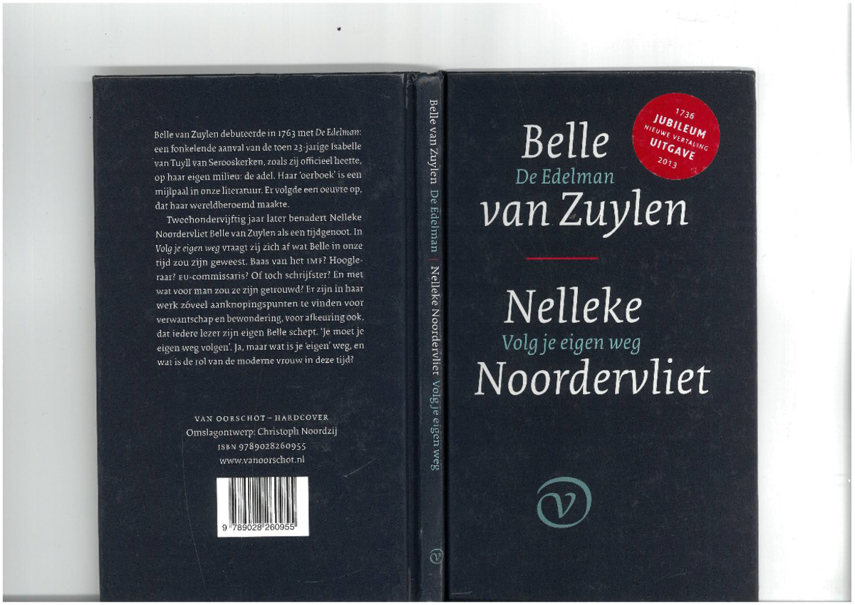 Edelman van Belle van Zuylen: Een Analyse van Nelleke Noordervliet ...