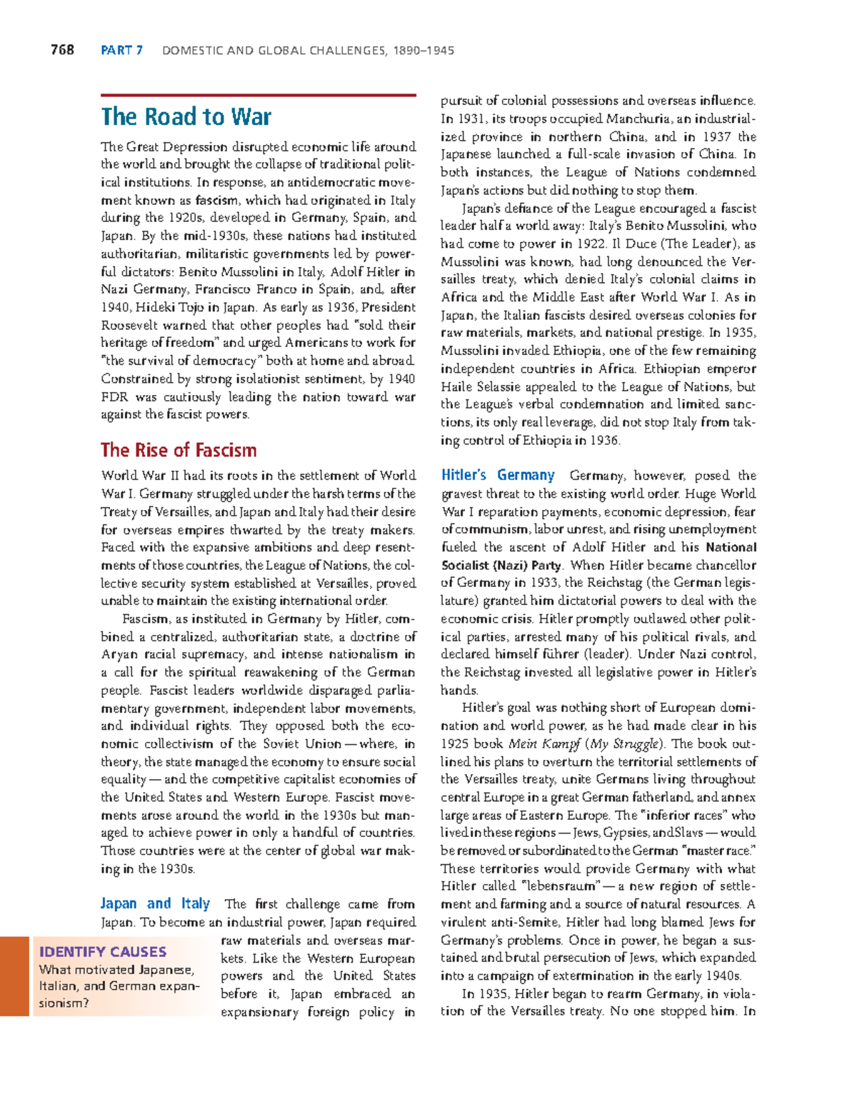 WWII: Examining the Causes and Effects of Fascism Amidst Global ...
