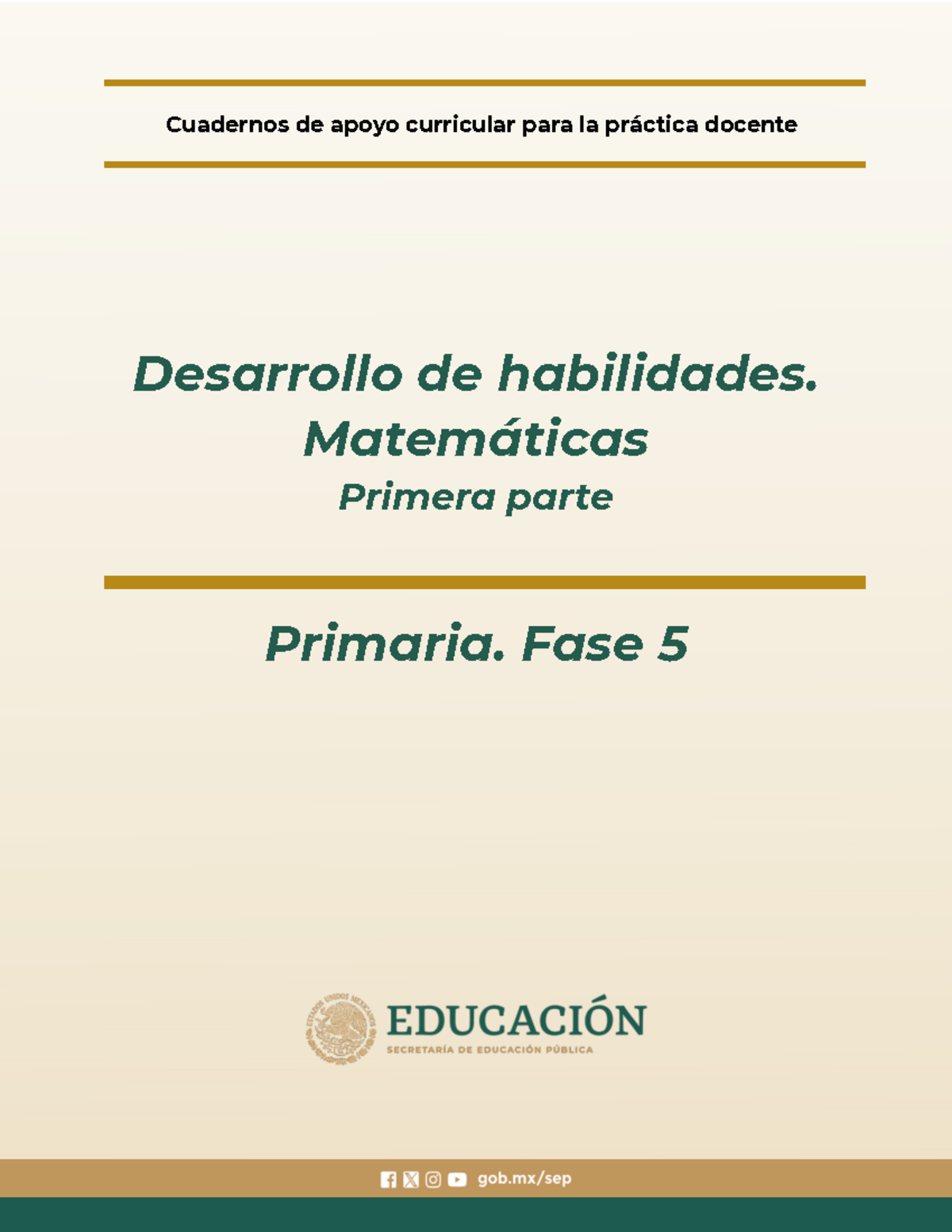 Desarrollo de Habilidades Matemáticas: Cuaderno Fase 5 Primera Parte ...