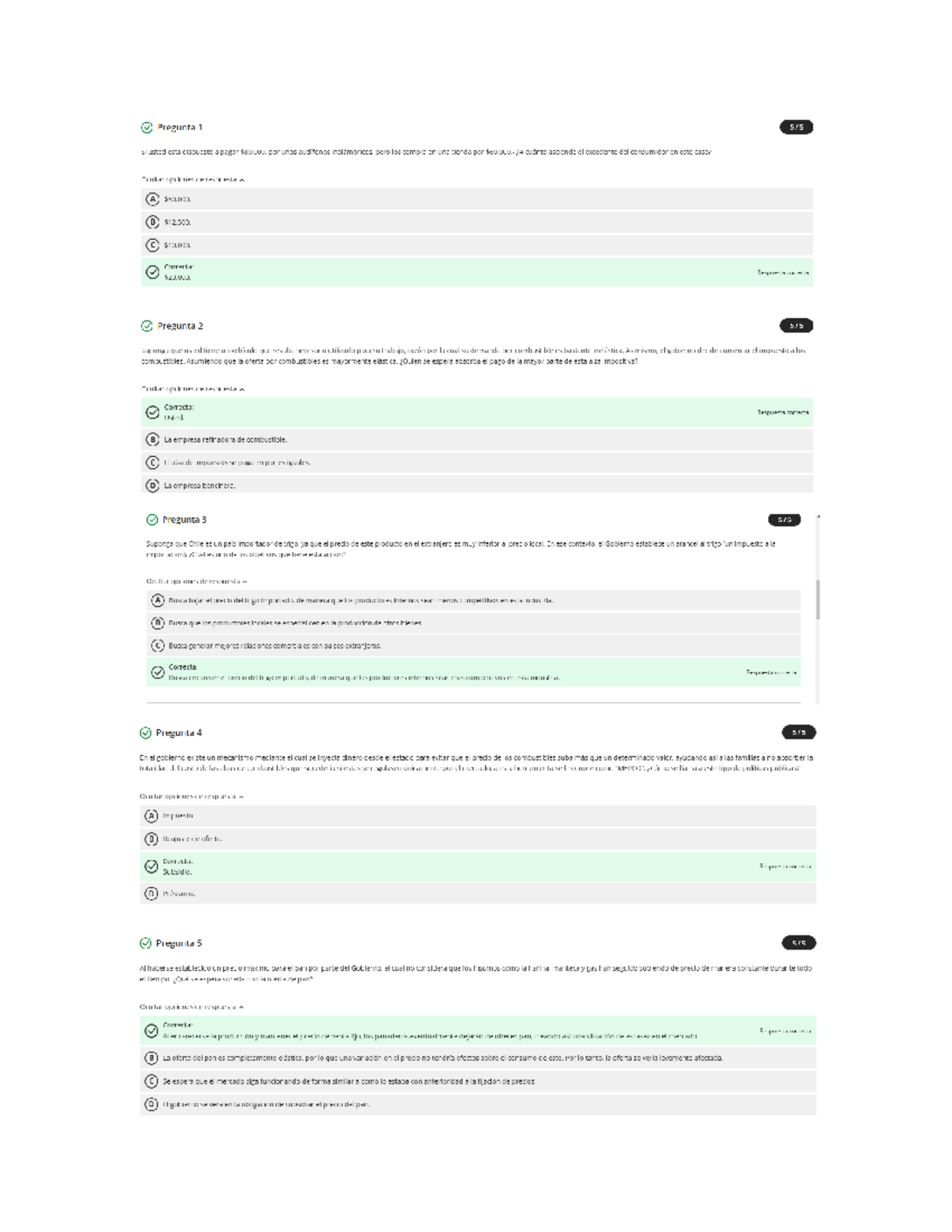 Examen Final de Economía: Preguntas y Respuestas Clave - Studocu