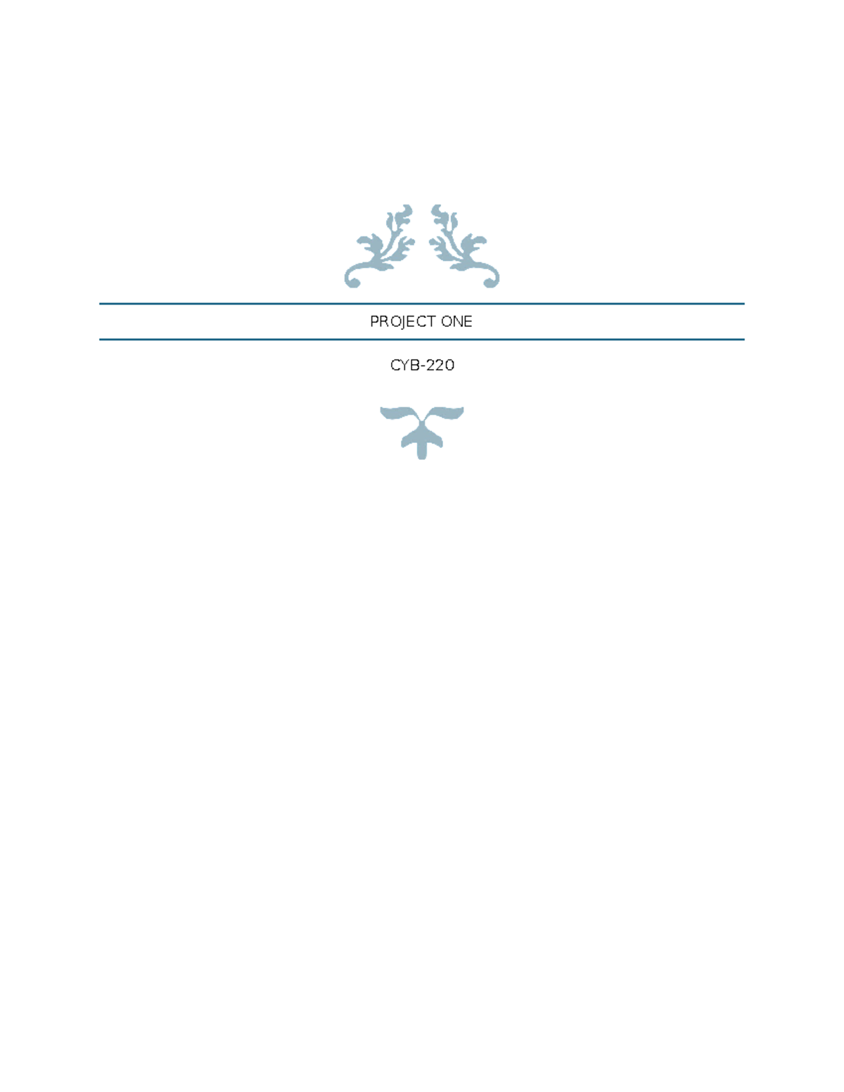 CYB 220 Project 1: Configuring Security with Virtualization Tech - Studocu