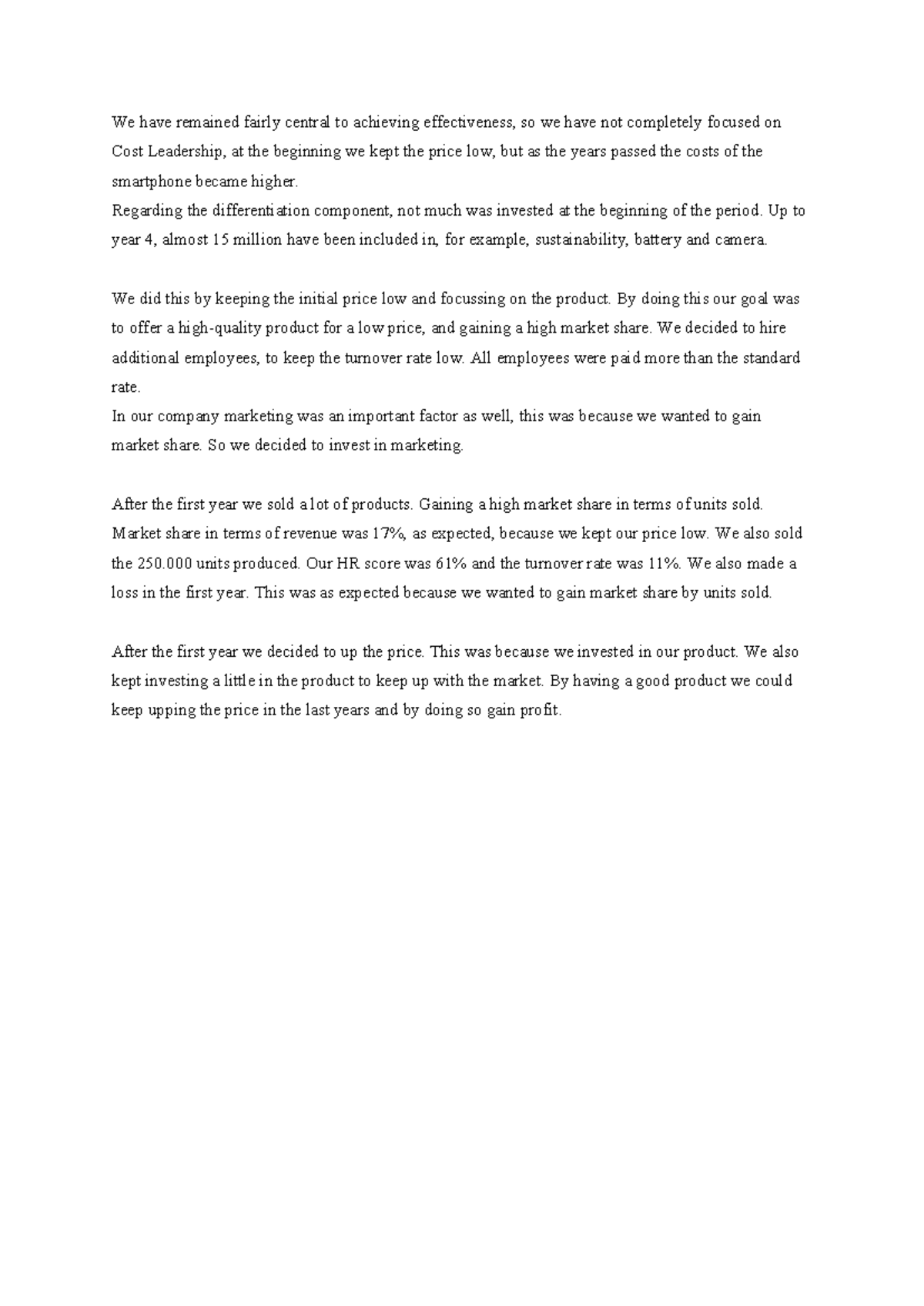 Paper 2: Strategic Management Insights on Cost Leadership ...