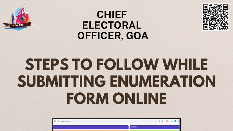 SIR PN10 - Steps for Online Submission of Enumeration Form in Goa - Studocu