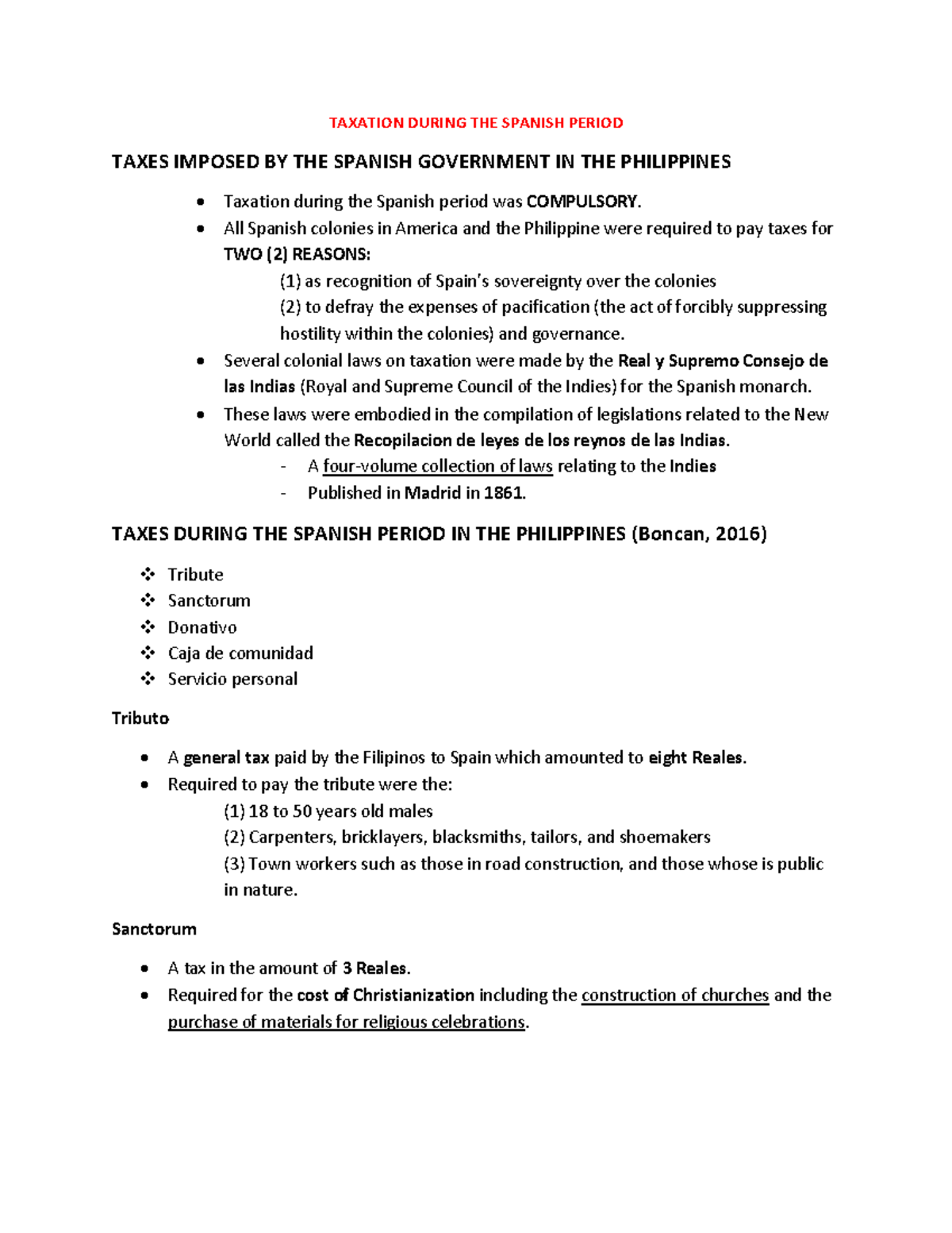Taxation in the Philippines during Spanish Colonial Era: An Overview ...
