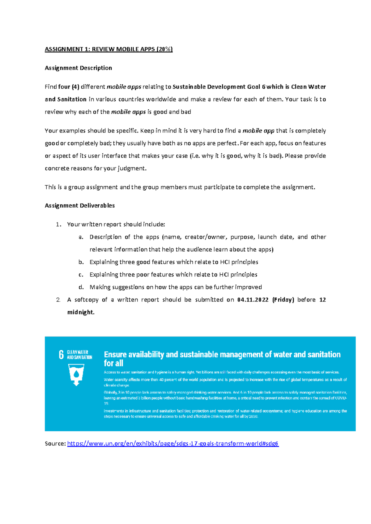 Assessment ICT551 Oct2022-Feb2023: Mobile Apps Review & Prototyping Assignments - Studocu