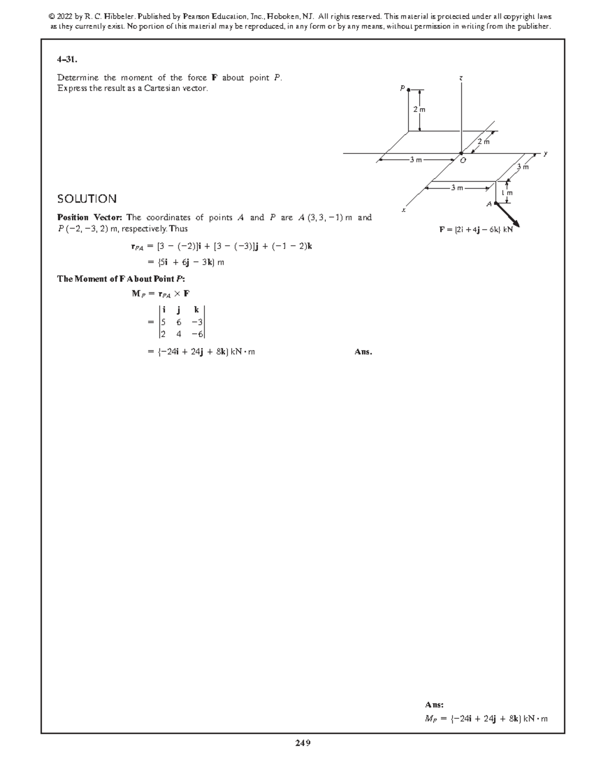 SWK 15th ed Solution Manual - Moment of Force F About Point P - Studocu