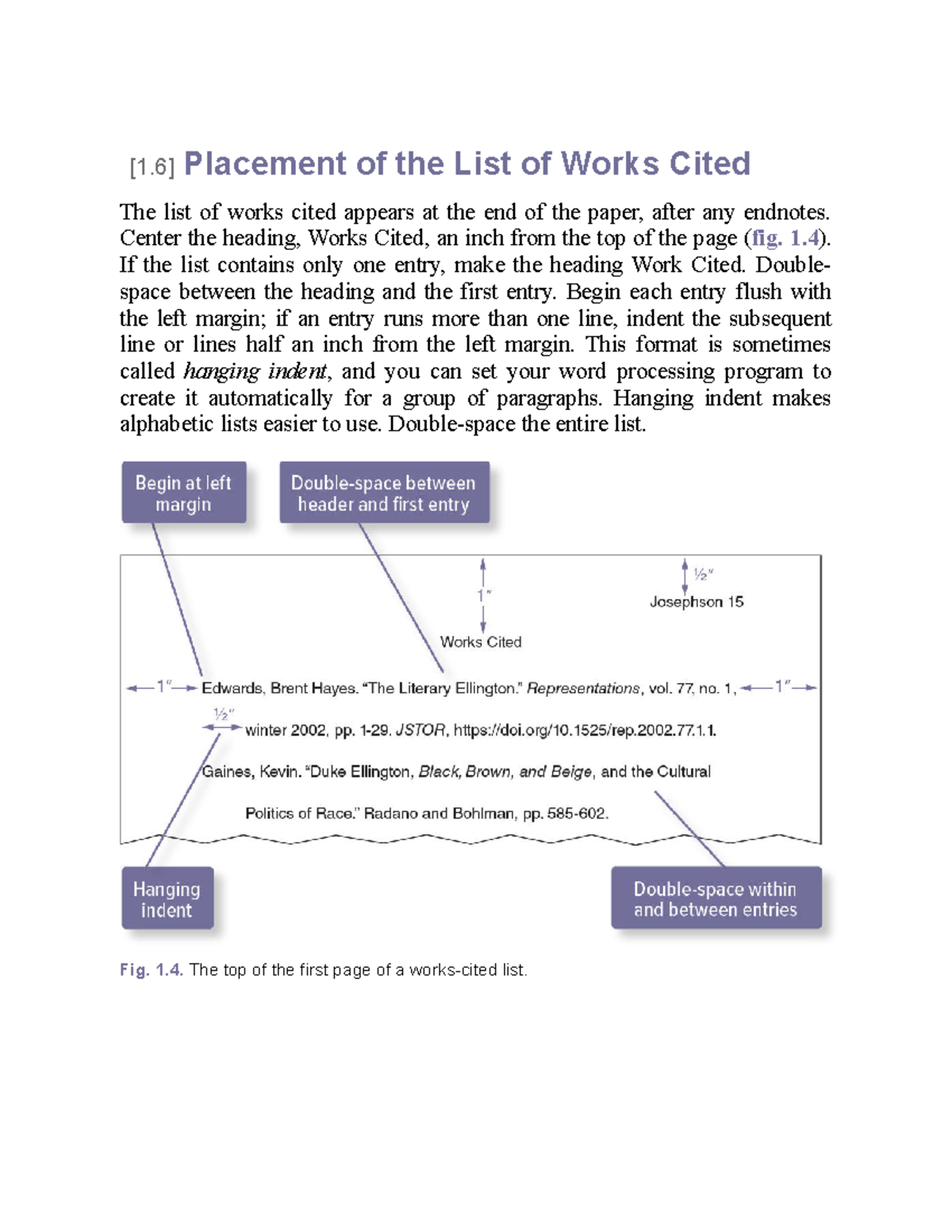 MLA works cited format guidelines for academic papers - Studocu
