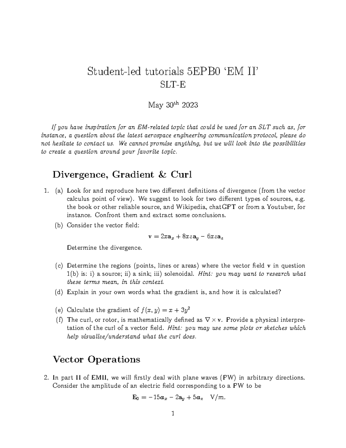 SLT-E 5EPB0: Comprehensive Exam Prep Guide for EM II Concepts - Studeersnel