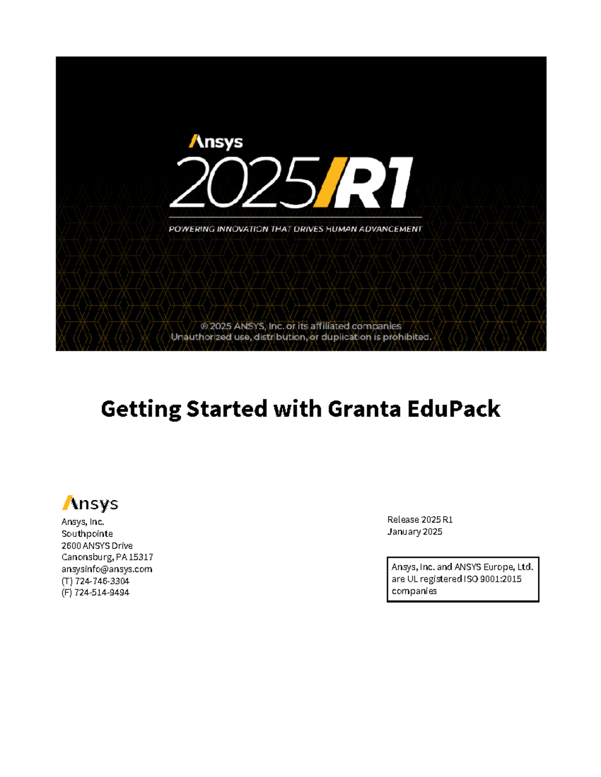 Getting Started with Granta EduPack 2025 R1: A Comprehensive Guide ...