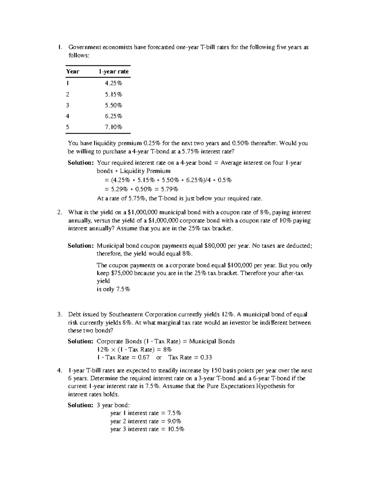 Financial Seminar 2: Interest Rate Calculations and Solutions - Studocu