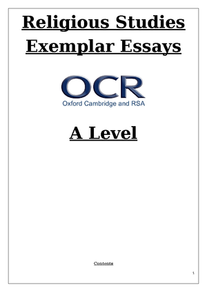 A Level NT Revision - Edexcel A Level RS New Testament Revision 1 ...