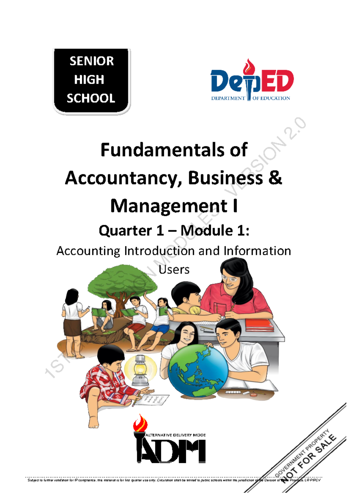 Pdfcoffee - Module - SENIOR HIGH SCHOOL Fundamentals of Accountancy, Business & Management I ...