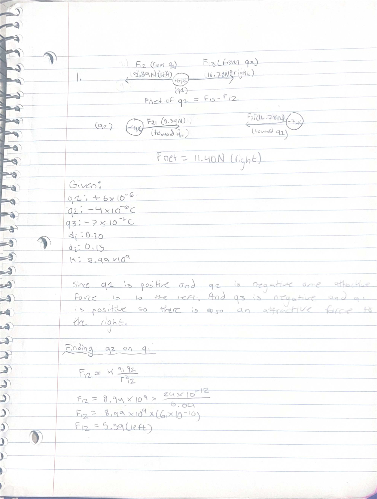 Force Fields Assignment (F12) - Gravitational and Electromagnetic ...