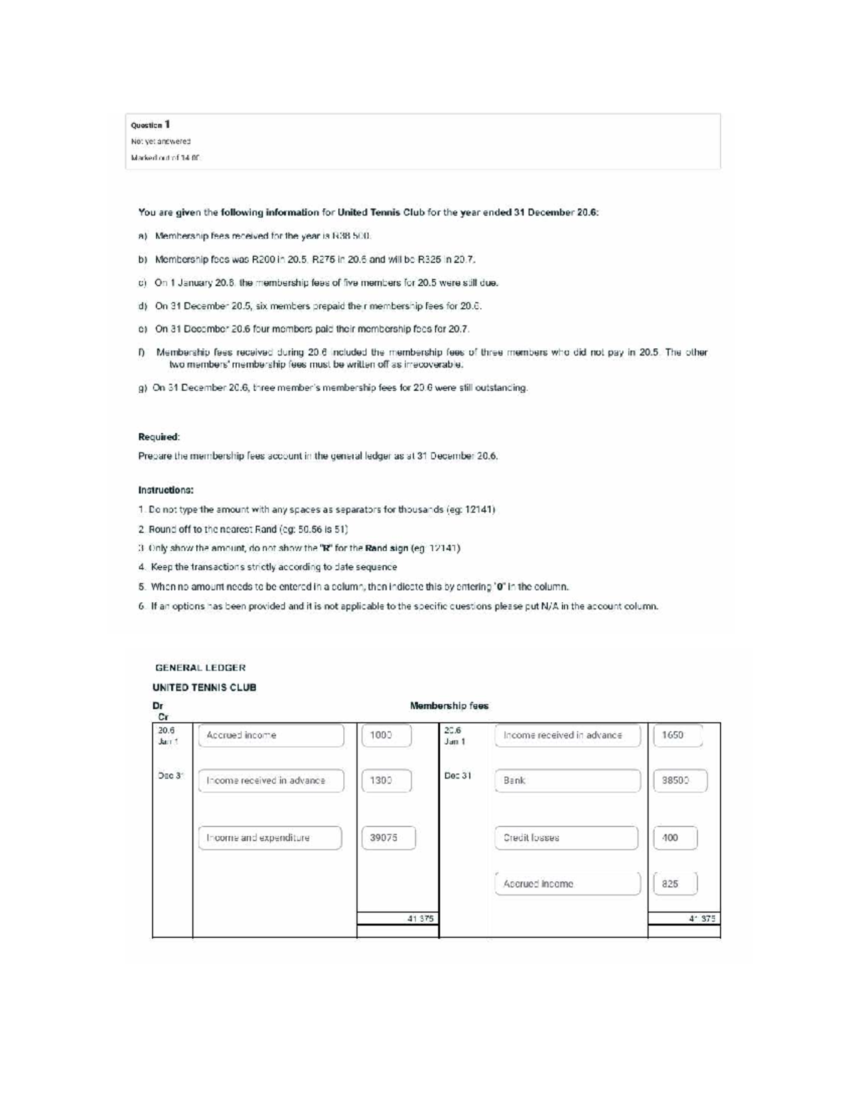 Assessment 4 S2 2024 - Membership Fees and Financial Transactions Analysis - Studocu
