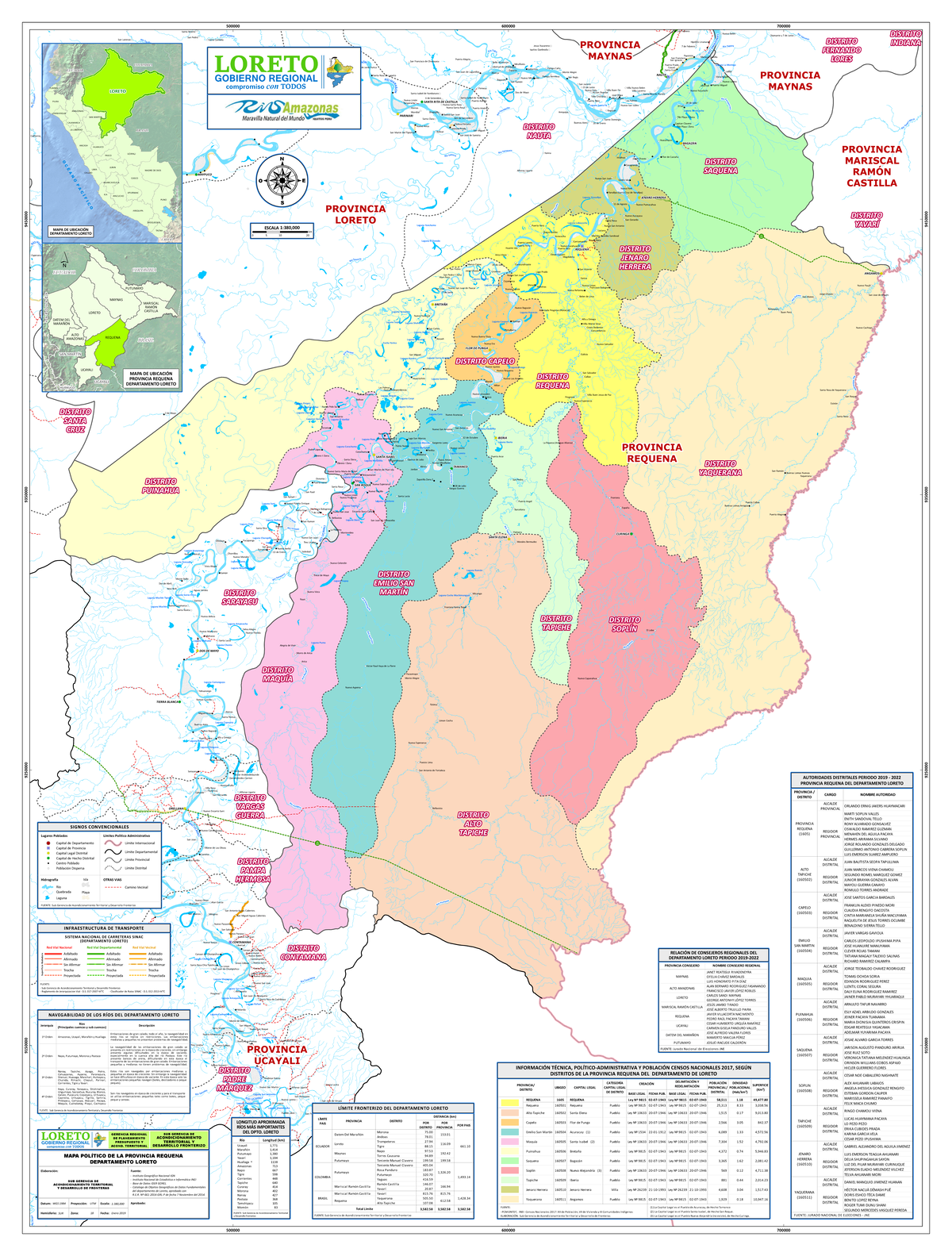 Mapa Político de la Provincia de Requena - Loreto - Studocu