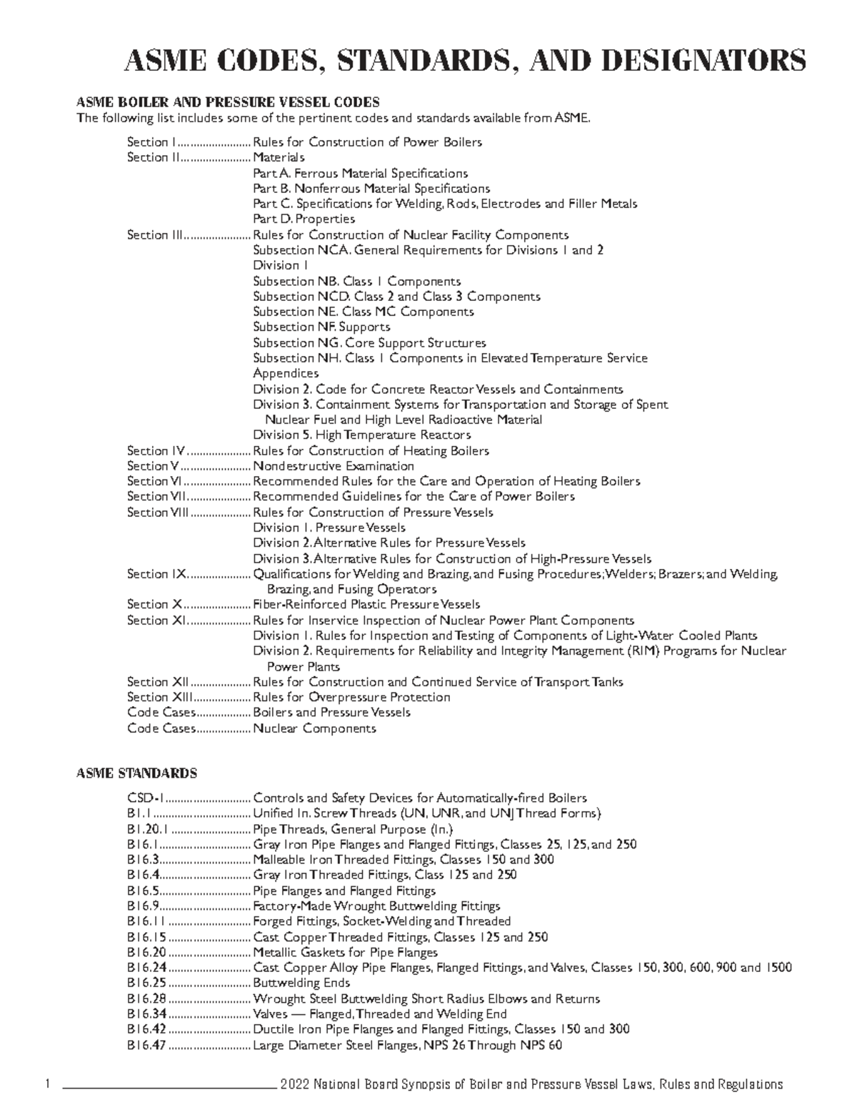 2022 ASME Codes & Standards for Boilers and Pressure Vessels - Studocu