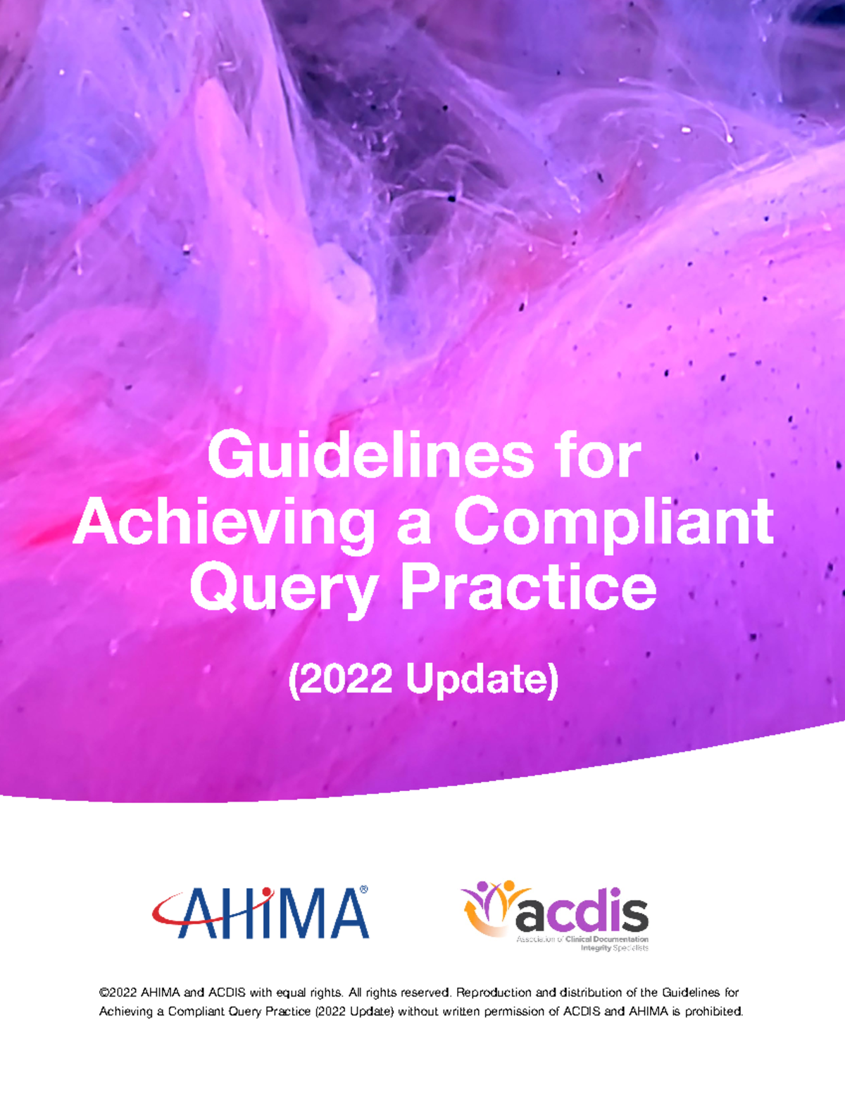 2022 Practice Brief: Compliant Query Standards for CDI Professionals ...