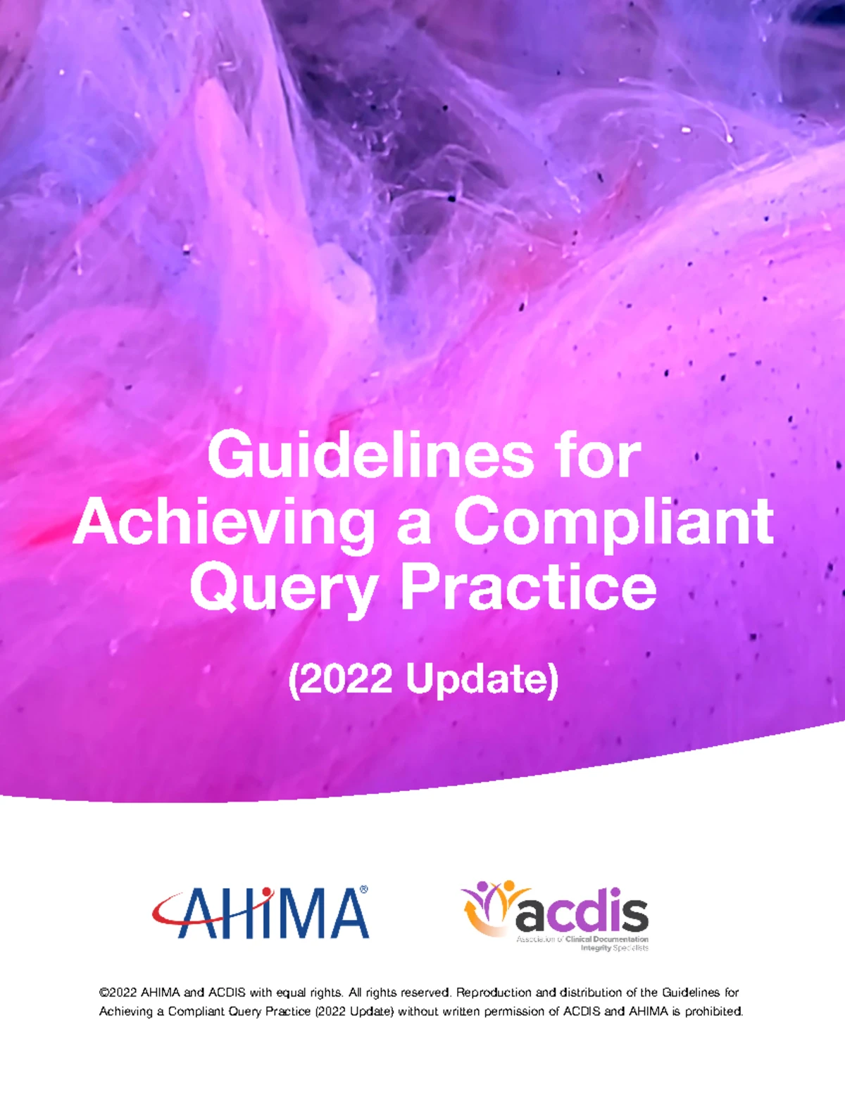 AHIMA Standards of Ethical Coding: Guidelines for HIM Professionals ...
