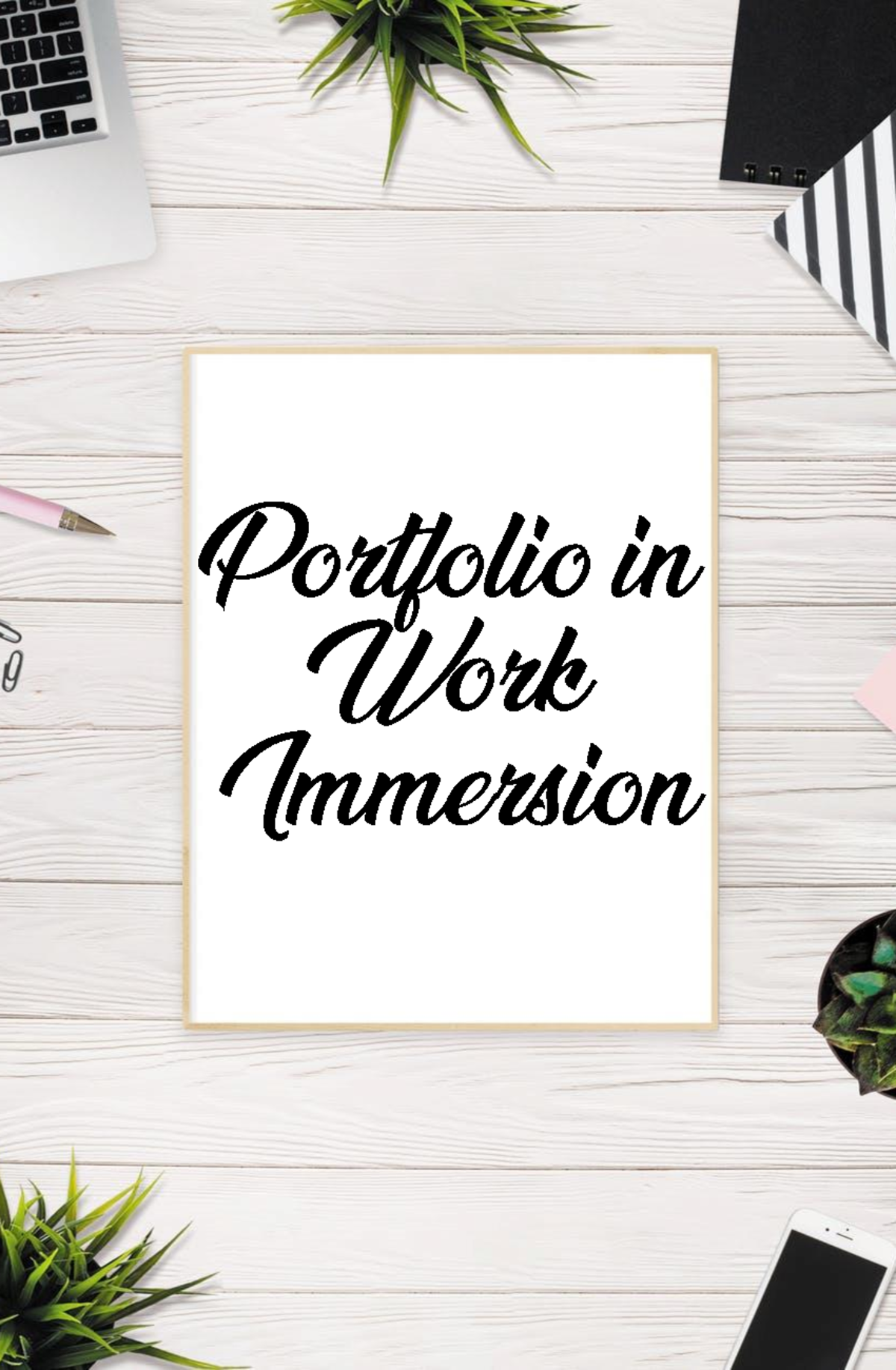 Sample portfolio in work immersion - Portfolio in Work Immersion ...