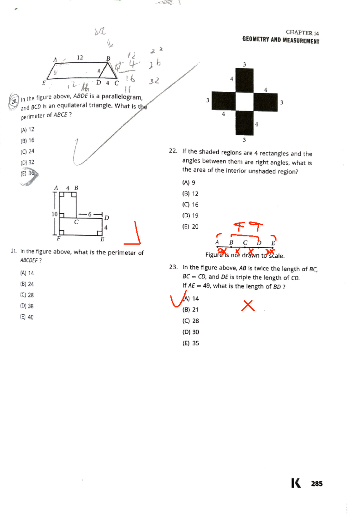 ISEE Math Practice: Geometry and Data Analysis Techniques - Studocu
