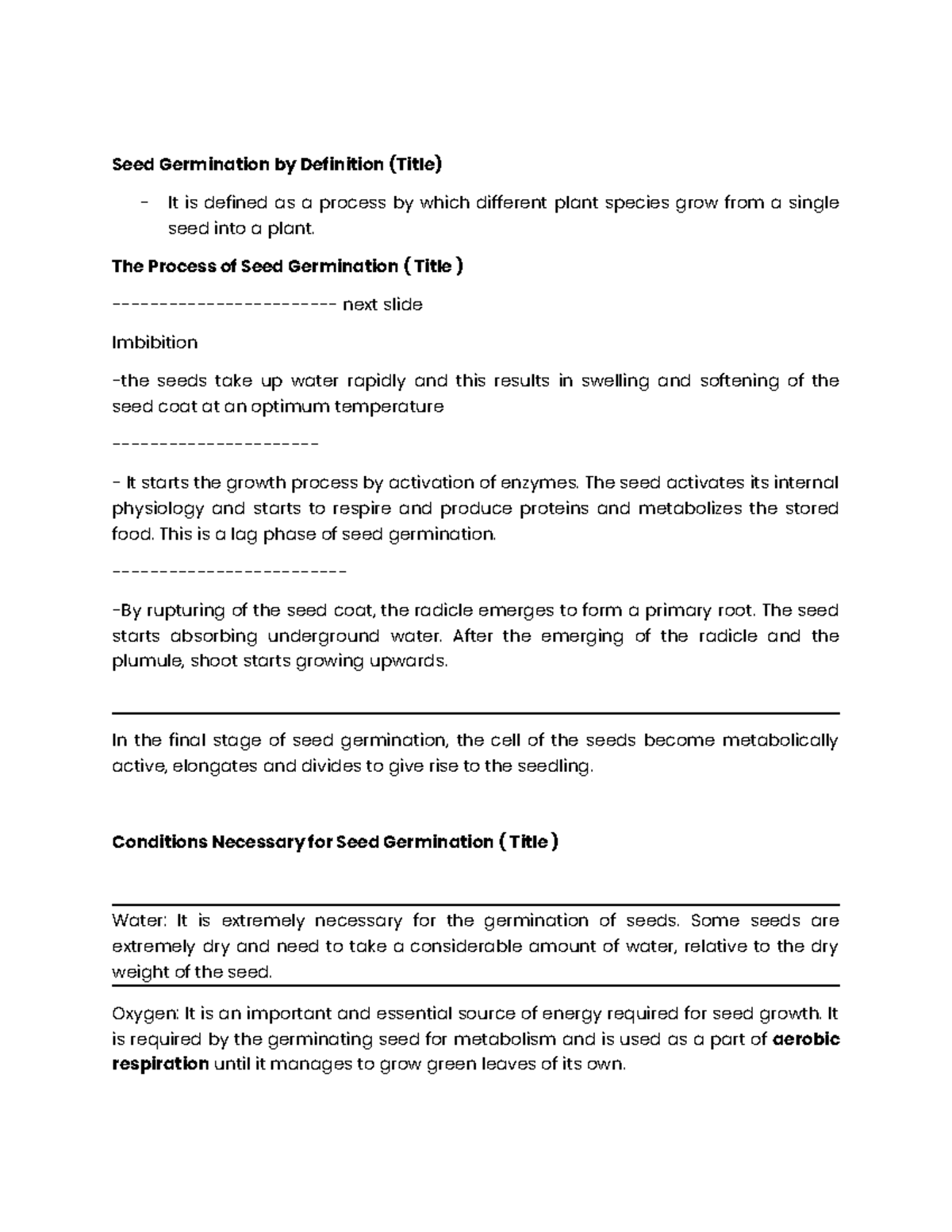 Plant Symbiosis: Understanding Seed Germination Mechanisms and Factors ...