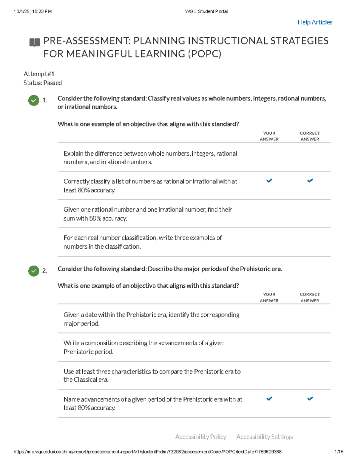 Pre-Assessment Strategies for Meaningful Learning (PCOP) - Studocu