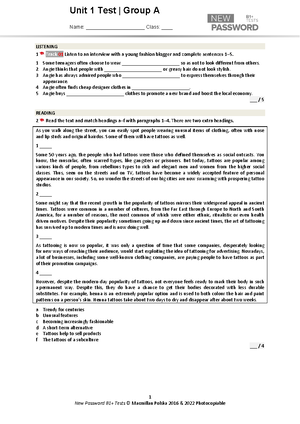Lif vis pol intp unit 7a answer key - Life Vision Poland Intermediate ...