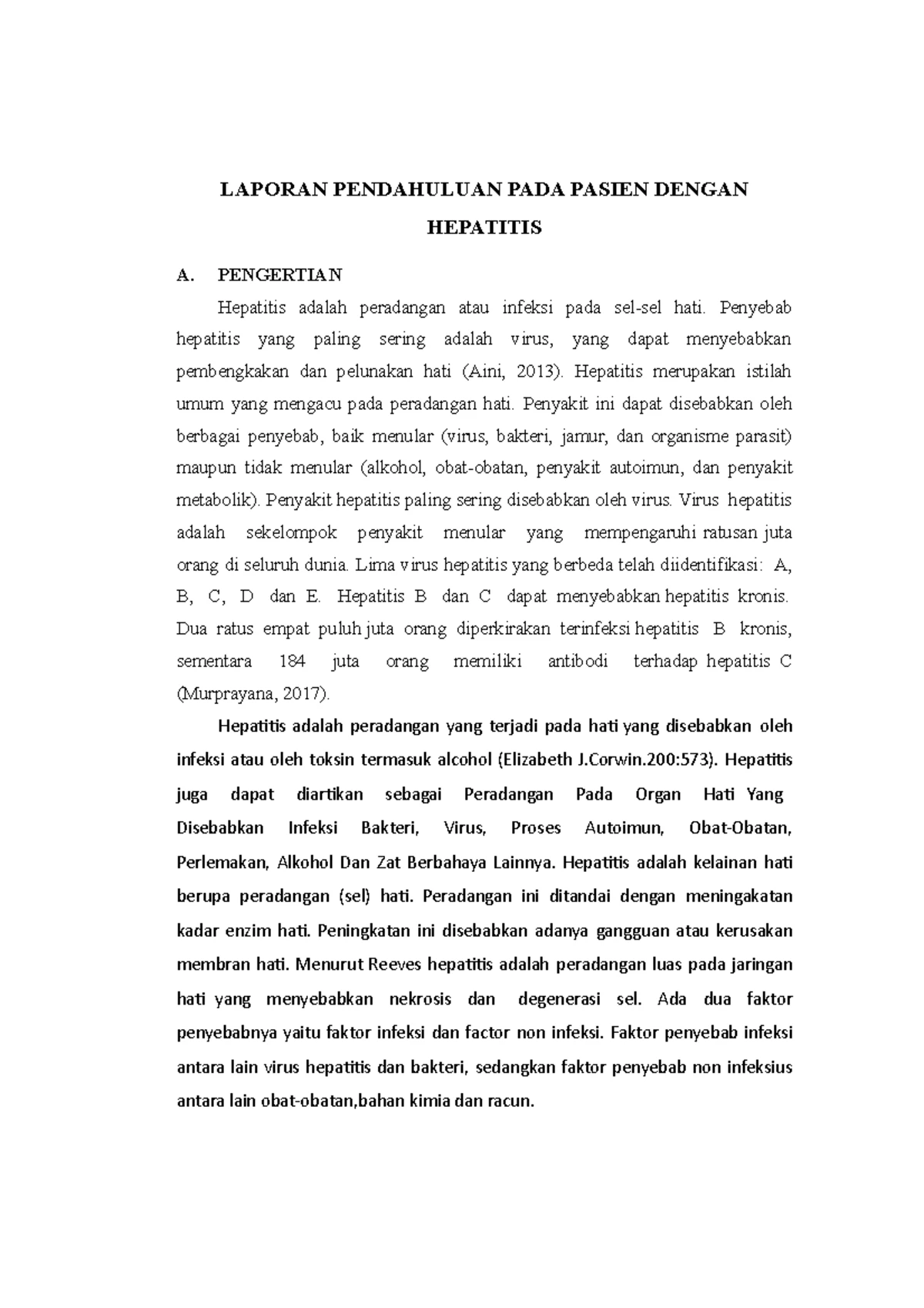 Sp HDR - Lp hdr jiwa - STRATEGI PELAKSANAAN HARGA DIRI RENDAH (HDR) A. PROSES KEPERAWATAN ...