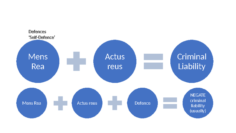 Defences in Criminal Law: Self Defence Lecture Notes (WEEK 11) - Studocu