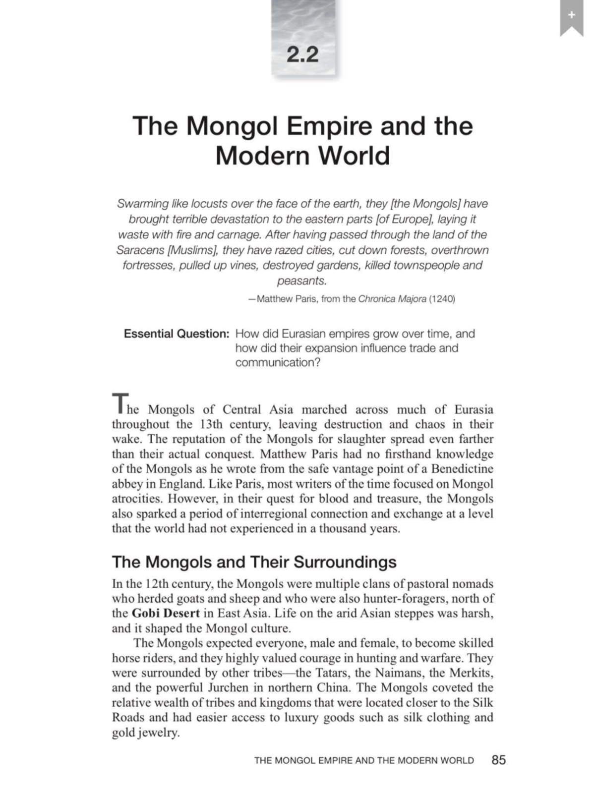 2.2 The Mongol Empire: Impact on Eurasian Trade & Culture - Studocu